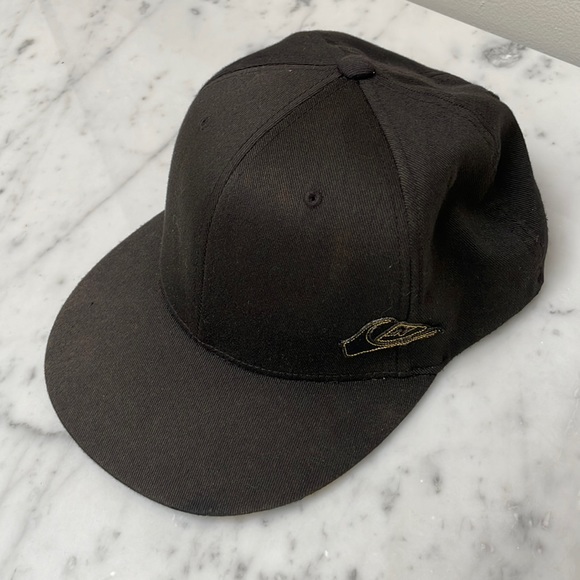 Quiksilver | Accessories | Quicksilver Flexfit Black Cap | Poshmark